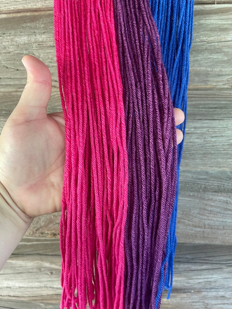 Bisexual Pride Flag Wall Décor LGBTQ Pride Yarn Macramé Hoop - Etsy