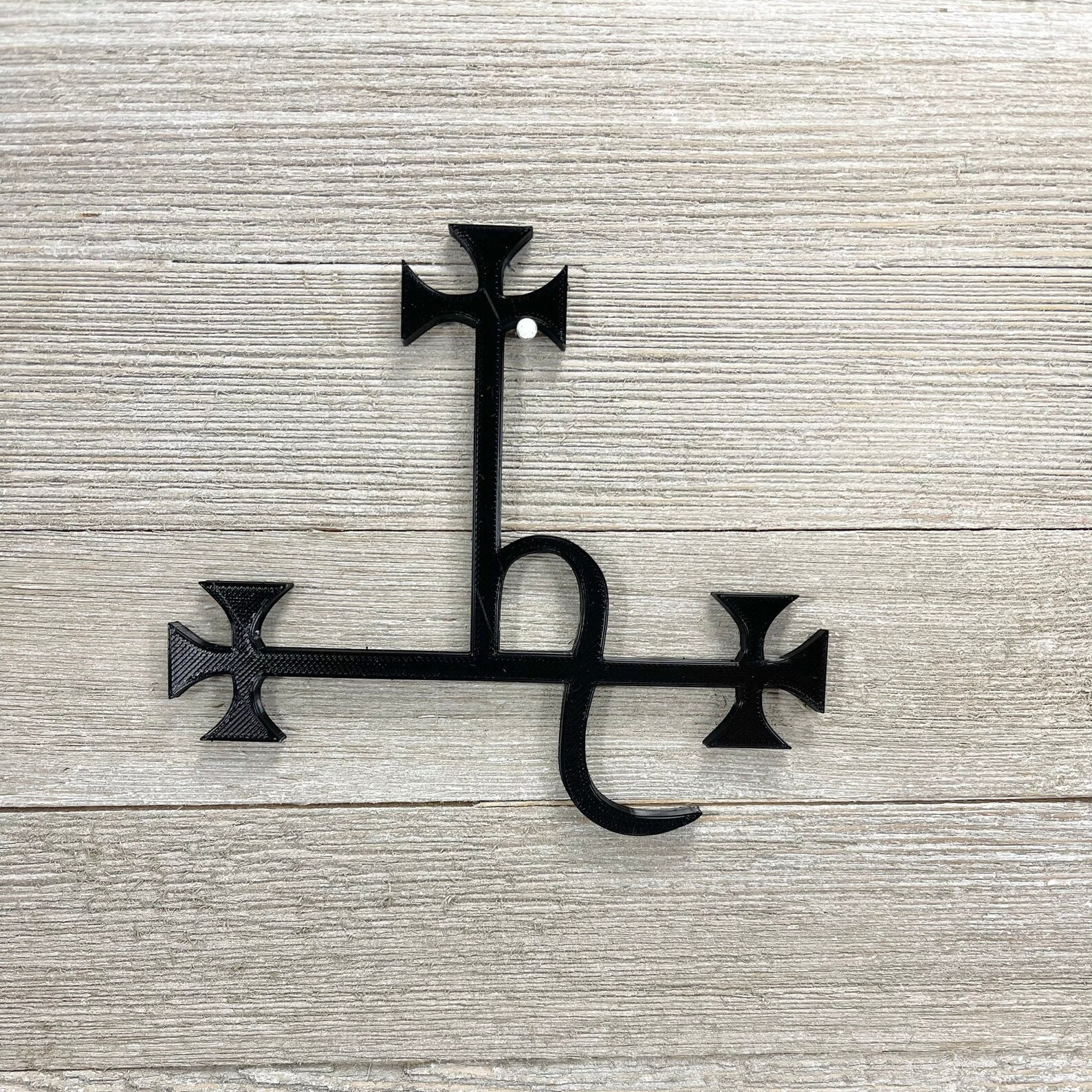 Black Sigil of Lilith Decoration, Satanic Symbol Altar Tile, 3D Printed ...