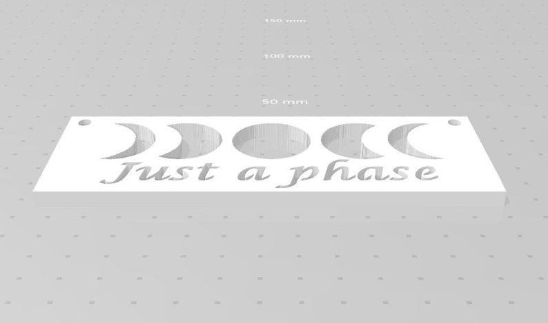 STL Just a Phase and Moon Phases Sign Witch Wall Art Wiccan - Etsy