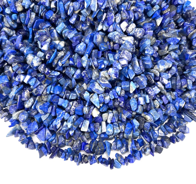 Lapis Lazuli Chips 36 Inch Strand Small to Medium Natural - Etsy