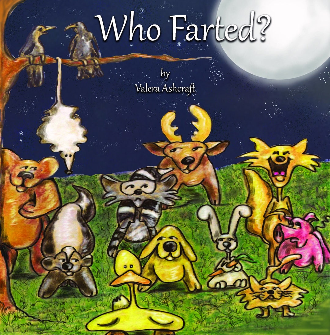 Who Farted? Digital Coloring Book and Finger Puppets for Children Ages ...