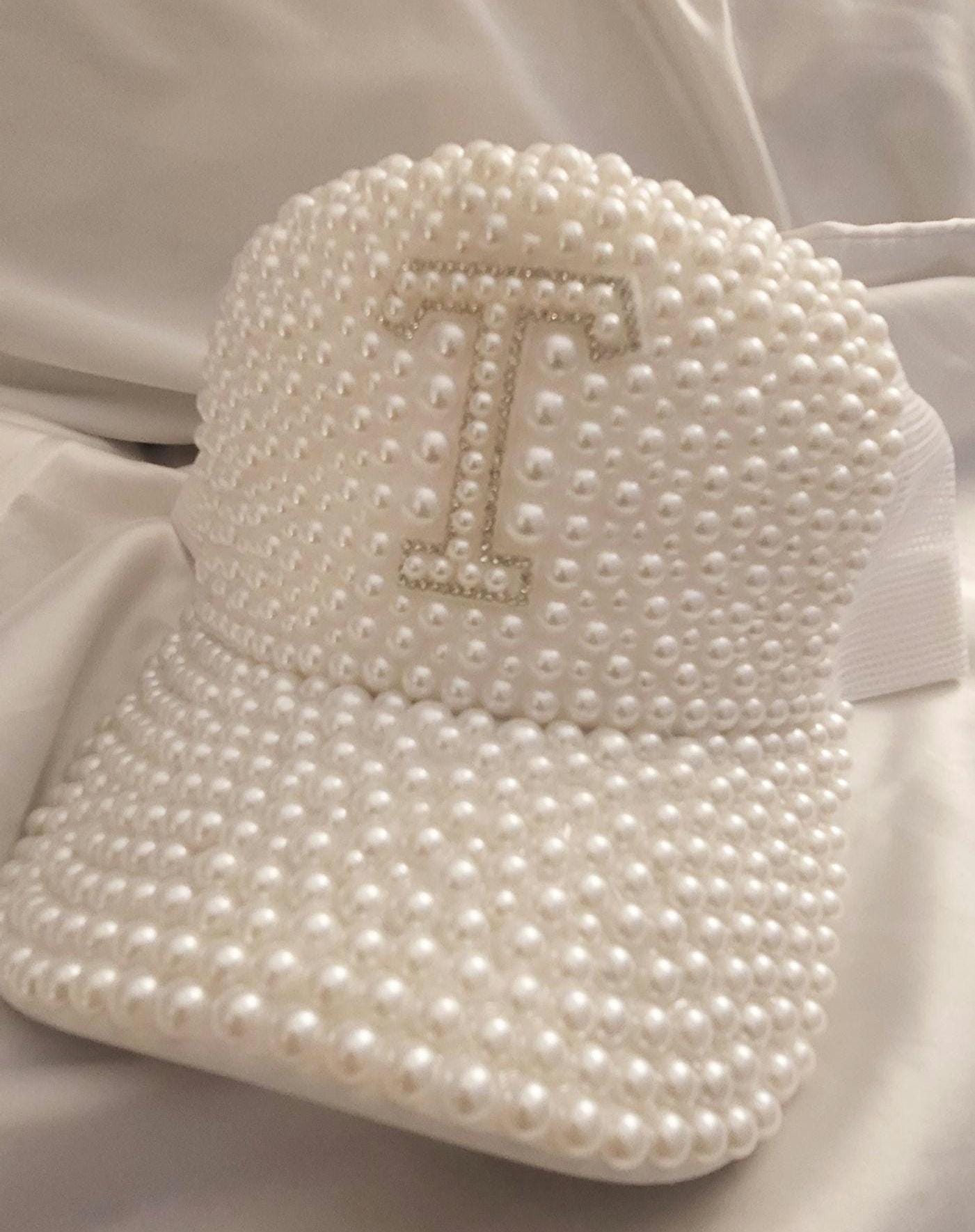 Custom Inital Pearl Cap - Etsy
