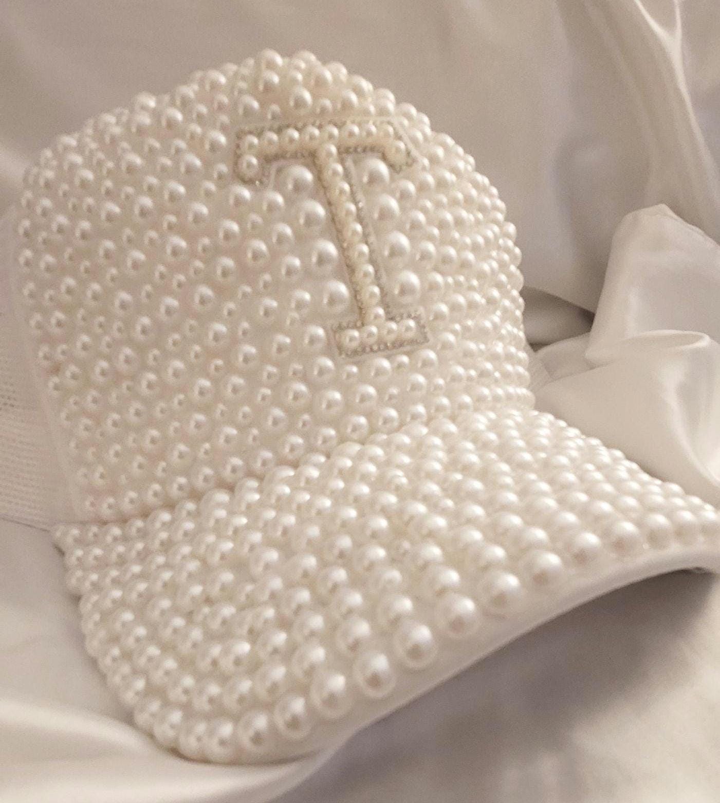 Custom Inital Pearl Cap - Etsy
