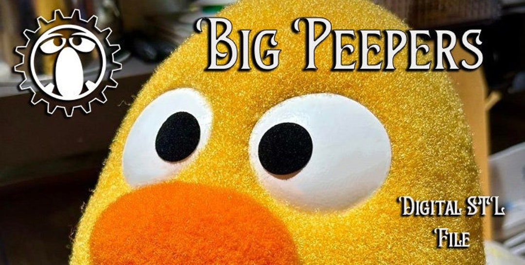 3D Printing the Big Peeper Puppet Eyes - Etsy