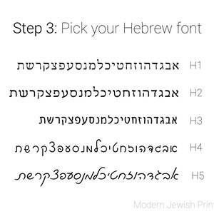 Custom Rainbow English & Hebrew Name Art Digital Download - Etsy