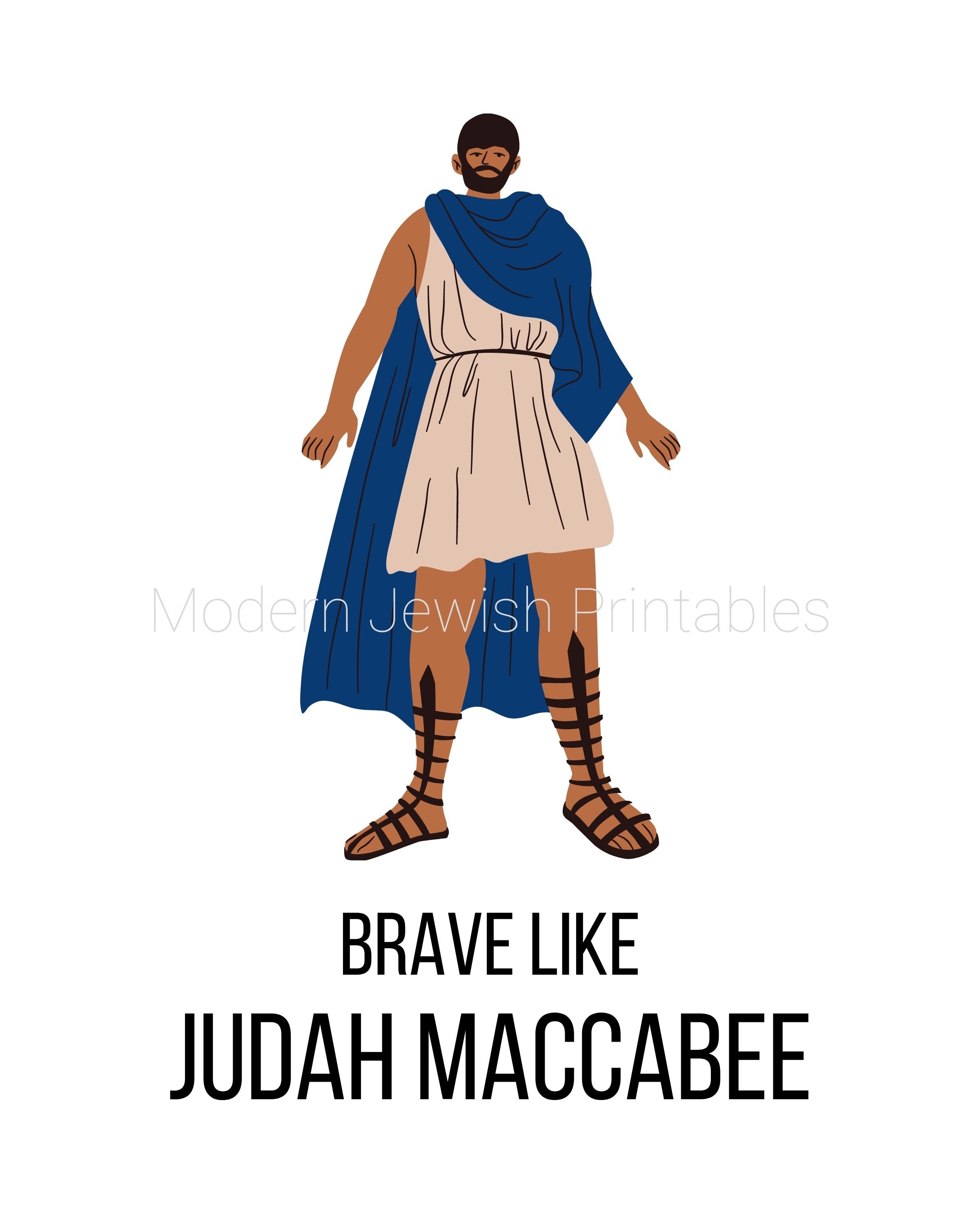 Brave Like Judah Maccabee Digital Download - Etsy