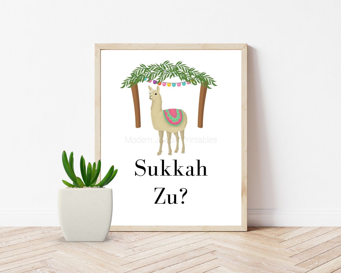 Sukkah Art Laminated in Various Designs - Etsy