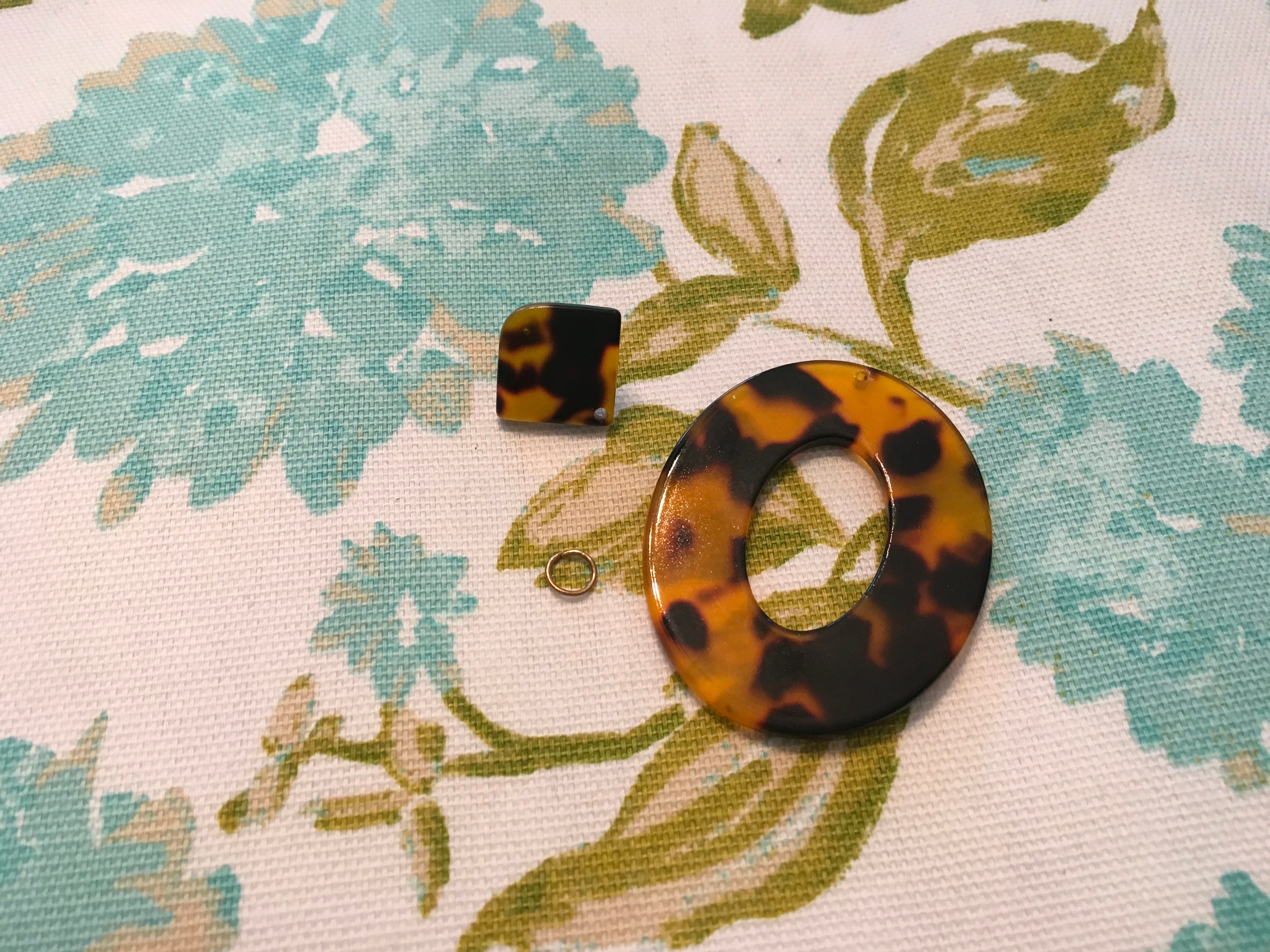 NEW STYLE Retro, Geometric, Oval, Resin, Tortoise Shell Drop Earrings ...