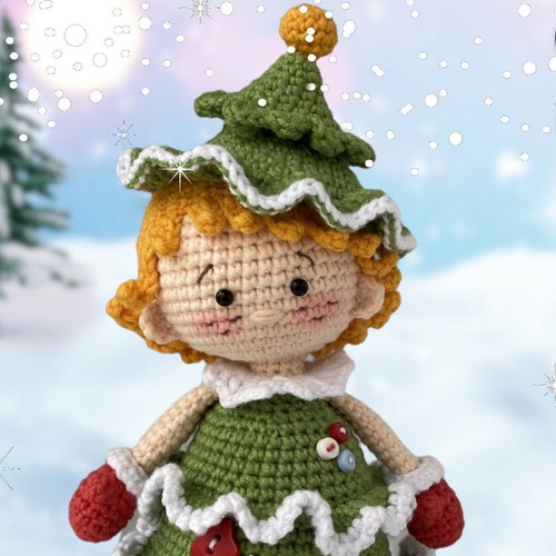 Christmas Tree Doll. Toy Knitting Pattern. Christmas - Etsy