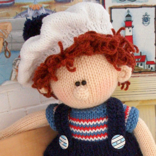 Toy Knitting Pattern / Knitted Doll / Knitting Pattern Boy / - Etsy