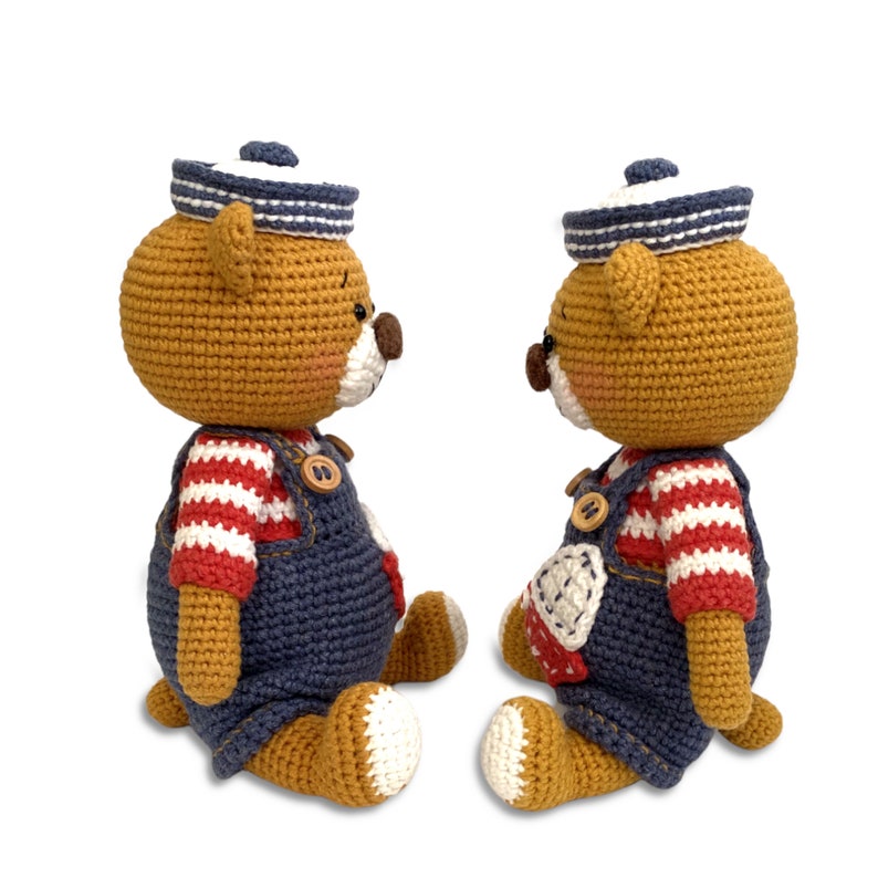 Amigurumi Crochet Pattern Eric, the Lifeguard Bear - Etsy