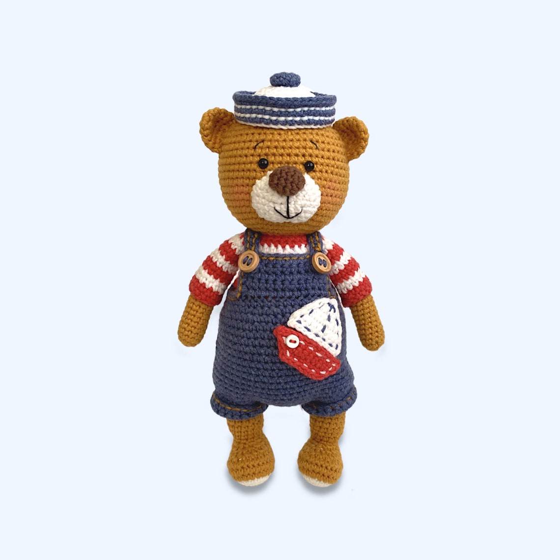 Amigurumi Crochet Pattern Eric the Lifeguard Bear - Etsy