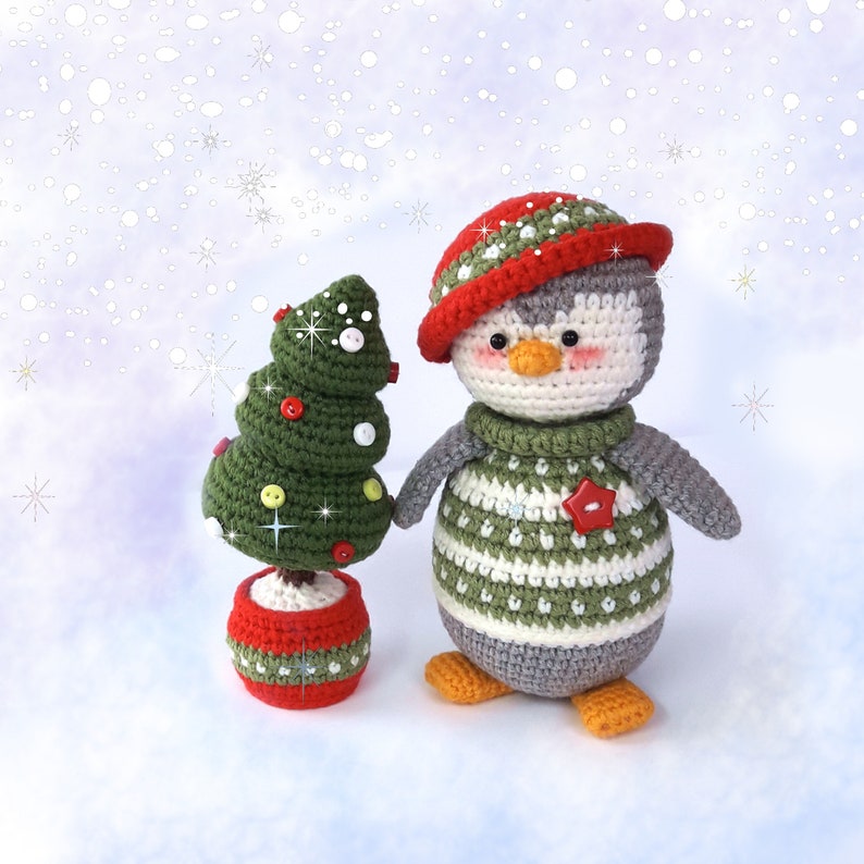 Crochet Pattern Amigurumi Christmas Decorations Ornament | Etsy