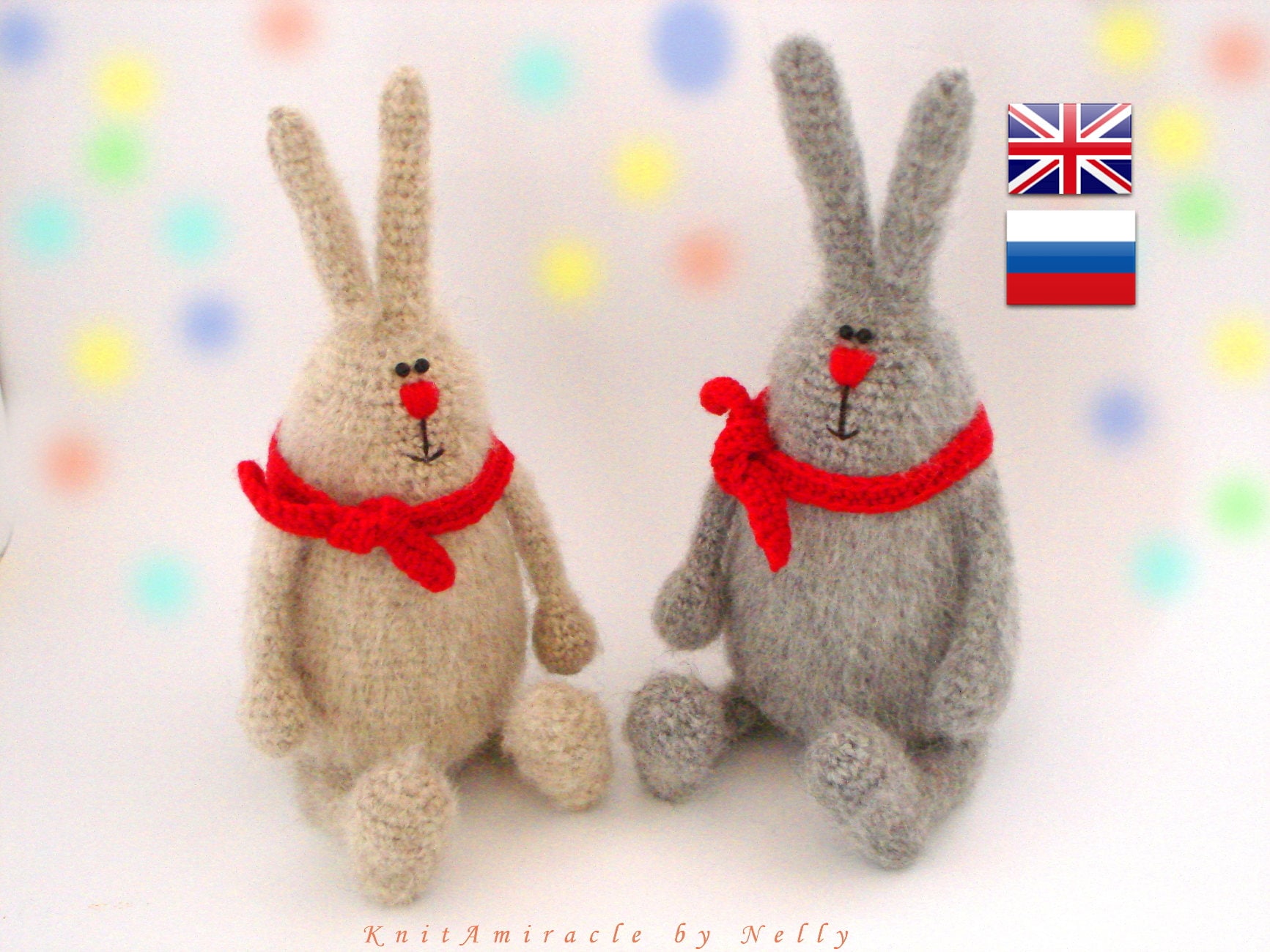 Crochet pattern amigurumi Easter bunny Toy Rabbit pattern | Etsy