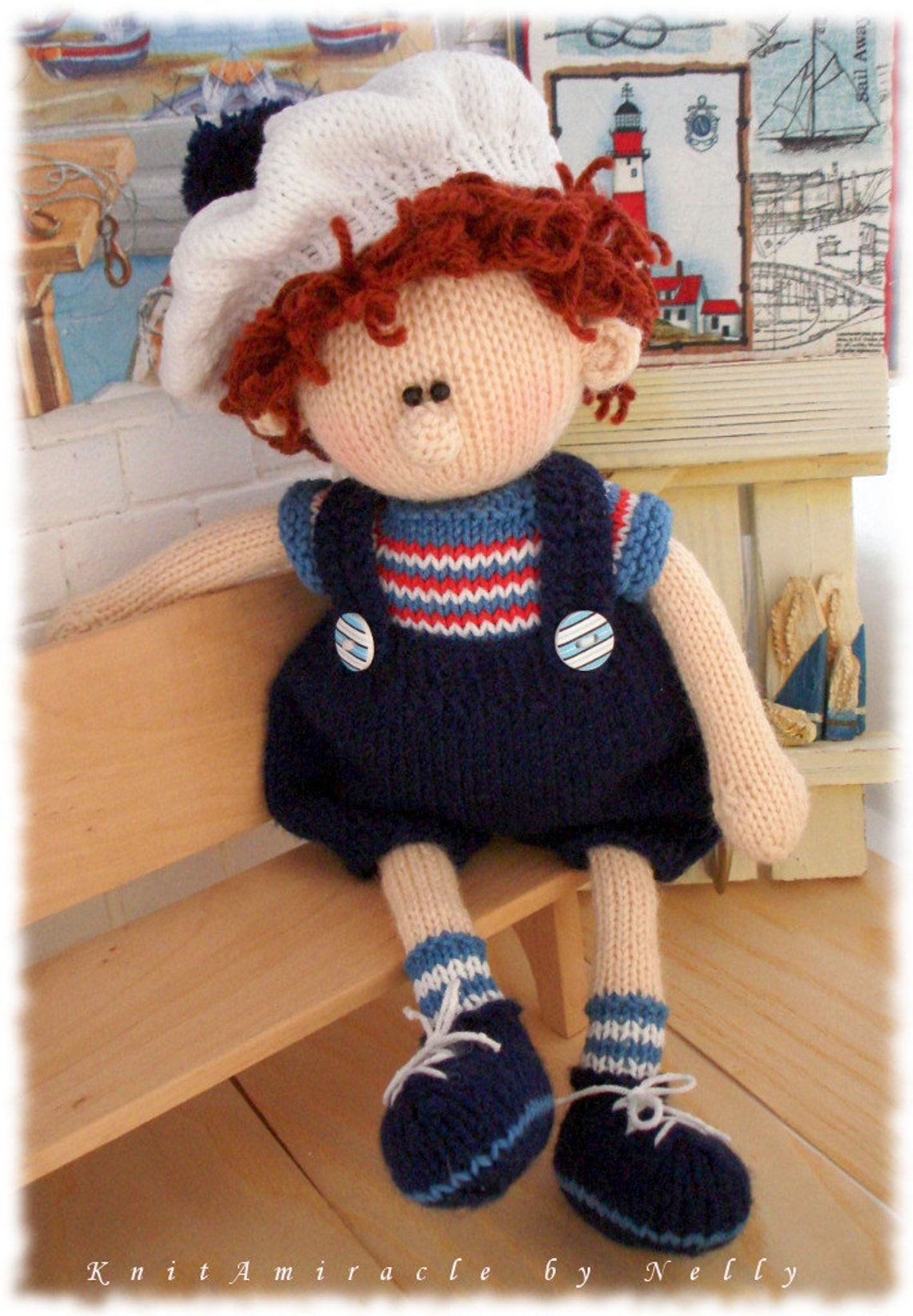 Toy Knitting Pattern / knitted doll / Knitting pattern boy / | Etsy