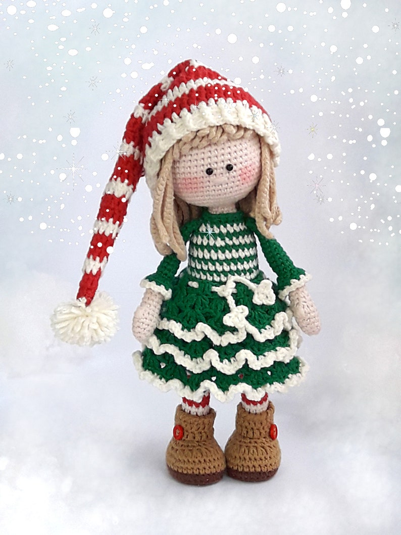 Christmas Amigurumi Crochet Patterns Set Decorations Ornament / Gnome ...