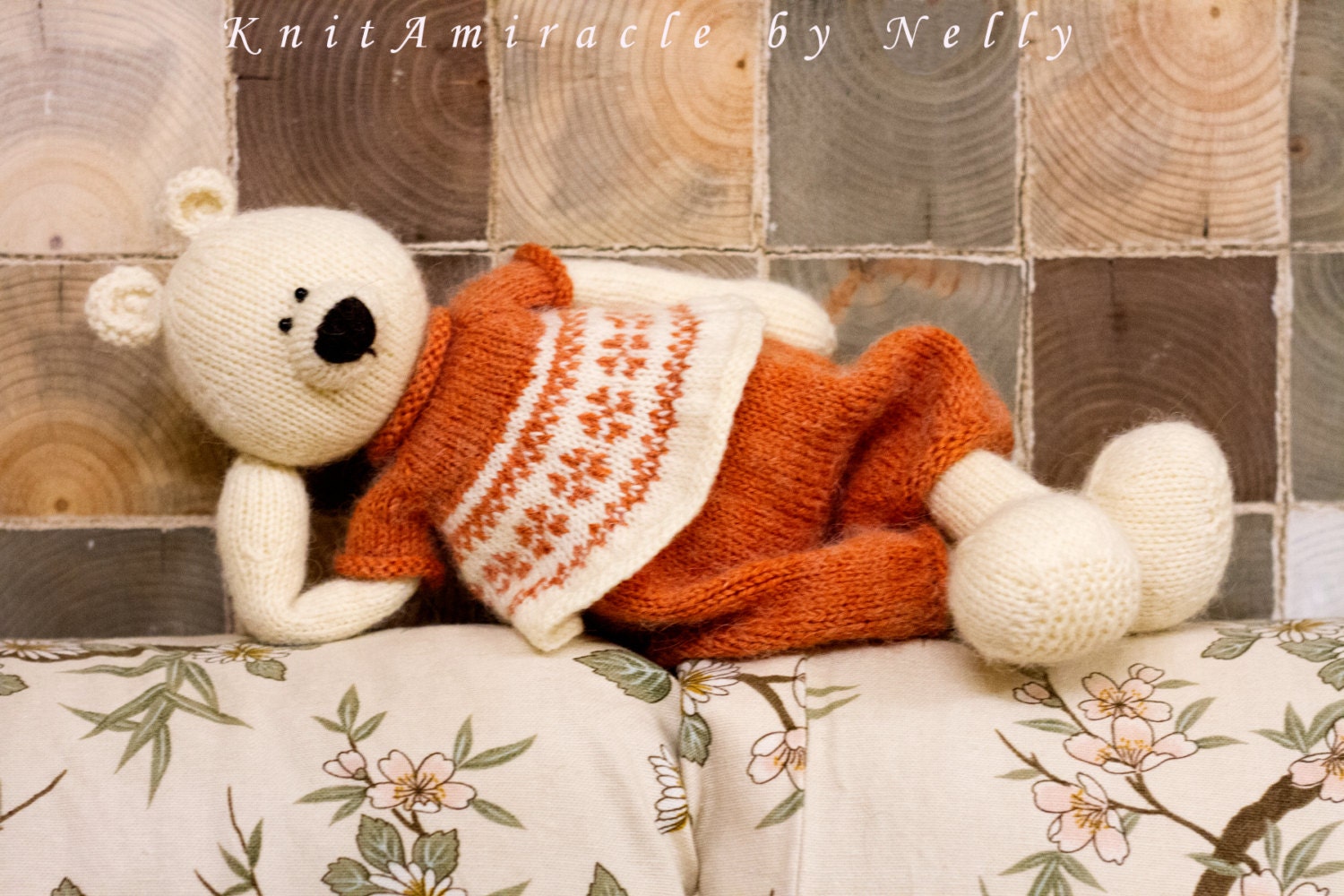 Knitting Pattern Toy Knitted Teddy Bear Pattern Knit Animal Pattern for ...