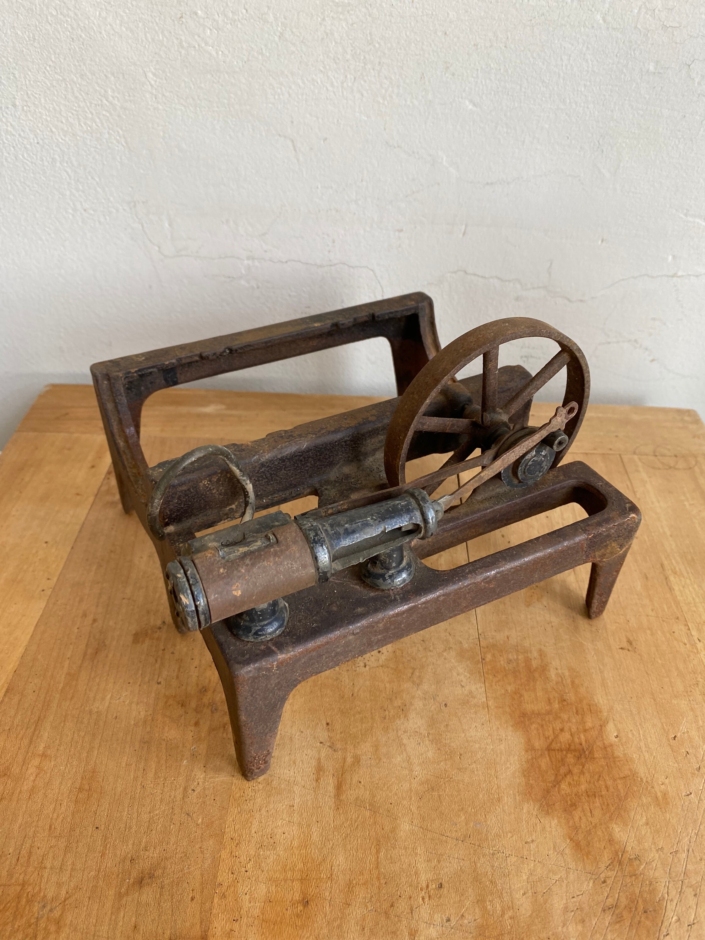 1920s 1930s Toy Steam Engine for Parts Frame Fly Wheel + - Etsy