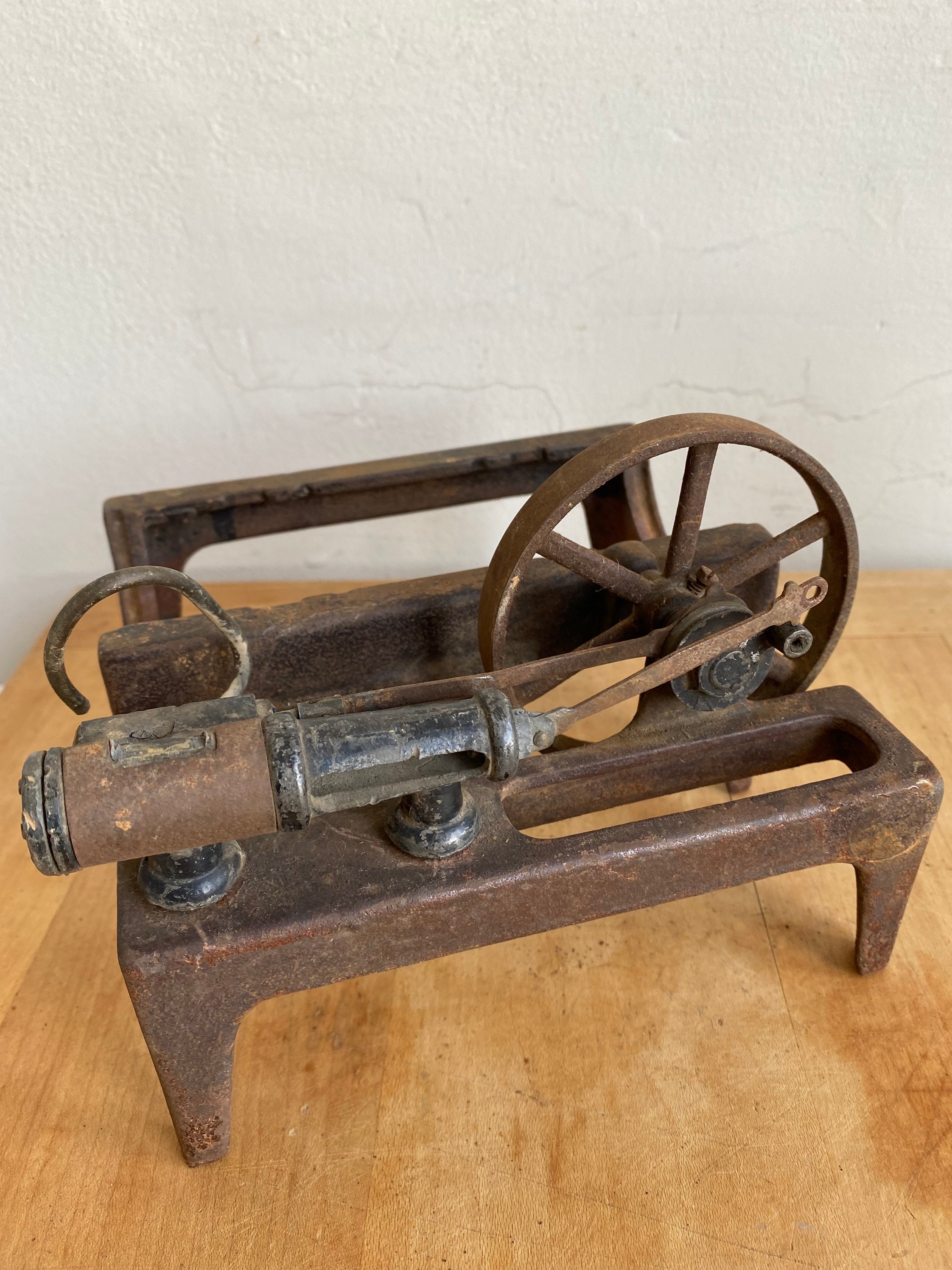 1920s 1930s Toy Steam Engine for Parts Frame Fly Wheel + - Etsy