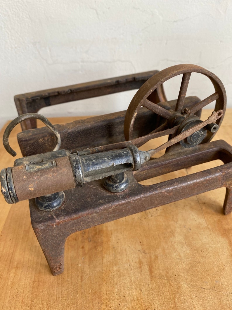 1920s 1930s Toy Steam Engine for Parts Frame Fly Wheel + - Etsy