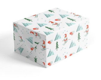 Christmas wrapping paper | Etsy