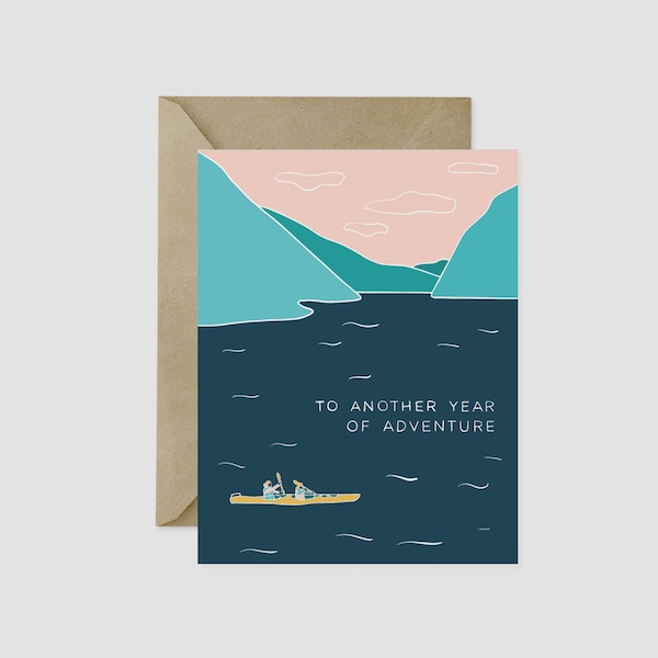 Birthday Card "another Year of Adventure" - Etsy