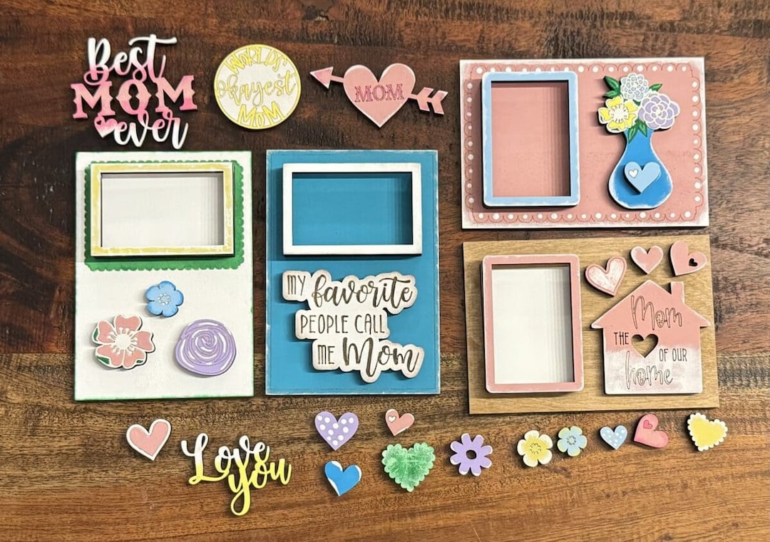 Mother's Day Picture Frames Craft Kit - Mothers Day Gift - Etsy