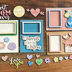 Mother's Day Picture Frames Craft Kit - Mothers Day Gift - Etsy