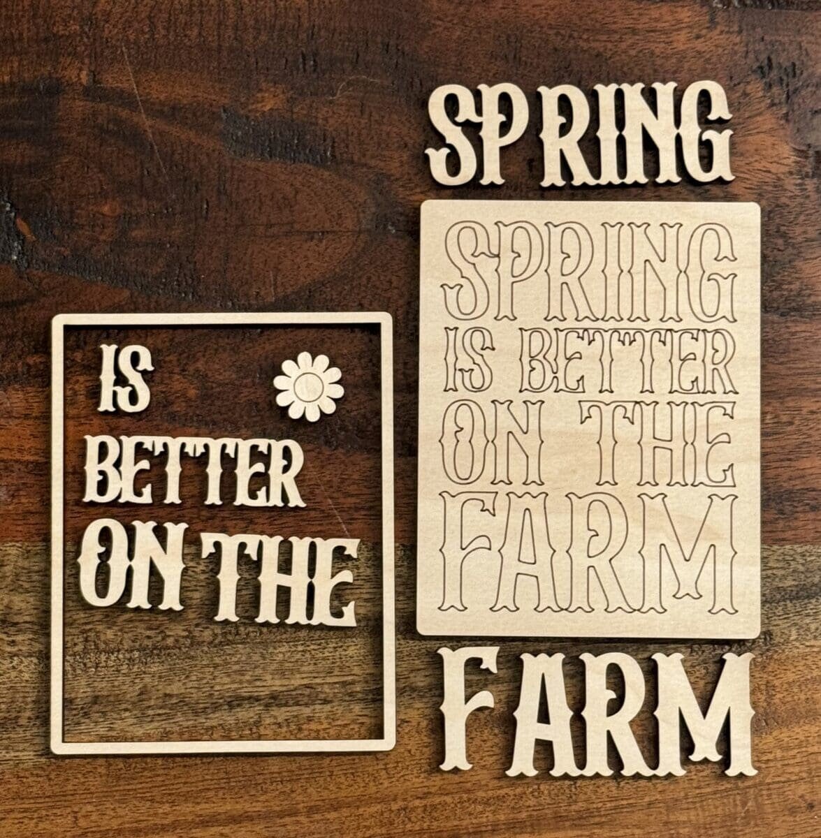 Highland Cow Spring Tiered Tray Individual Pieces, Garland, Highland ...