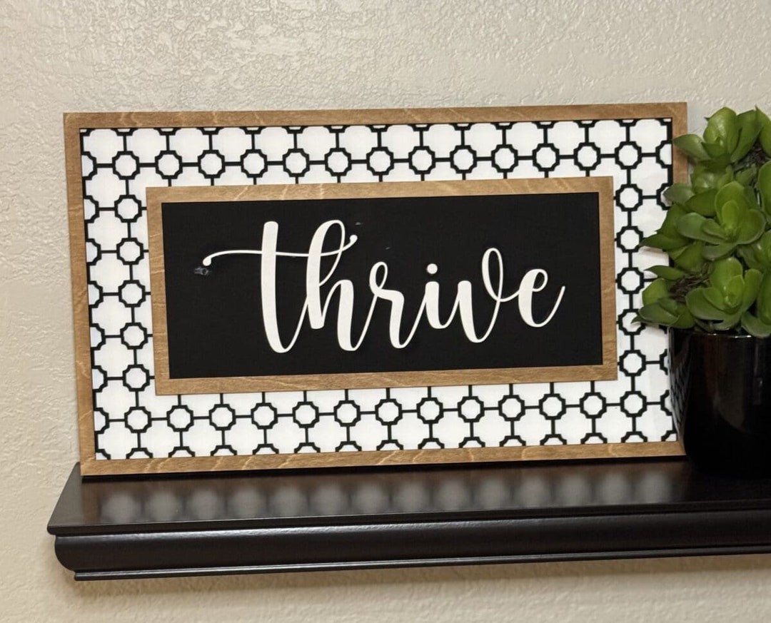 One Little Word Sign, Word of the Year, Any Word Sign, Personalized ...