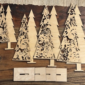 Standing Christmas Tree DIY - Etsy