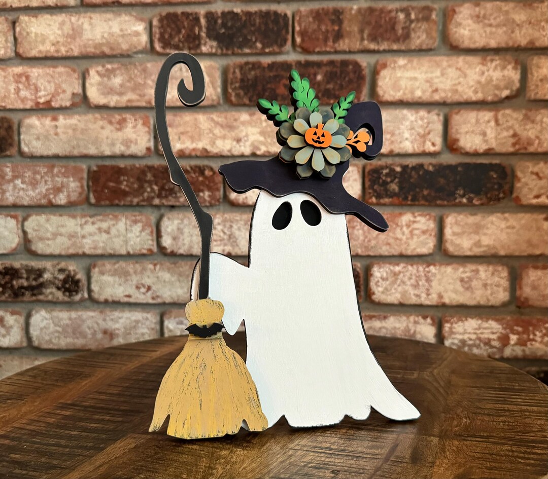 Ghost Witch Shelf Sitter, Halloween, Ghost, Witch, Decoration, Fall ...