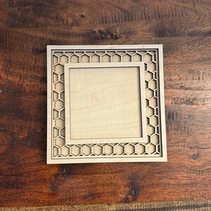 Interchangeable Single Square Leaning Frame, Decoration, Decor, Holiday ...