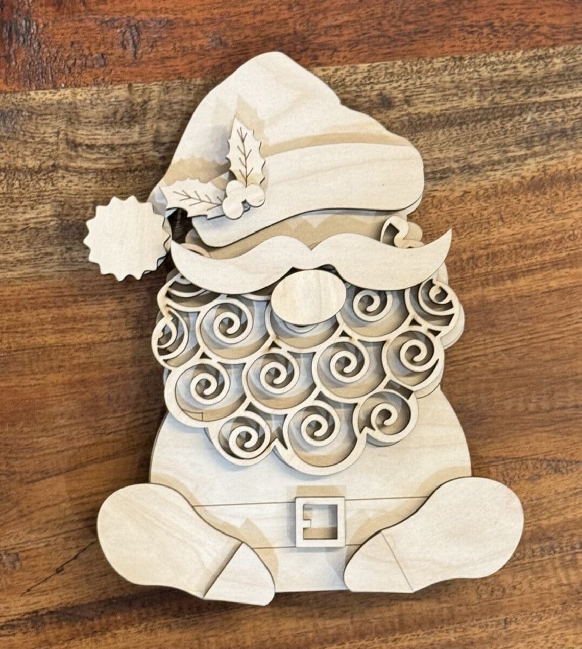 Santa Shelf Sitter, Christmas, Santa Claus, Decoration, Home Decor ...