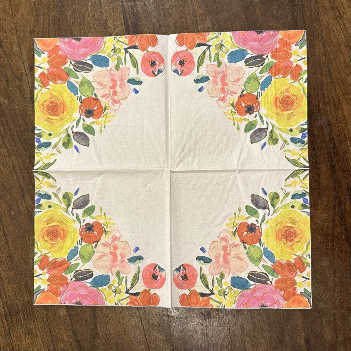 Spring Napkin Bundle 2, Floral Napkins, Farmhouse and Barnwood Napkins ...