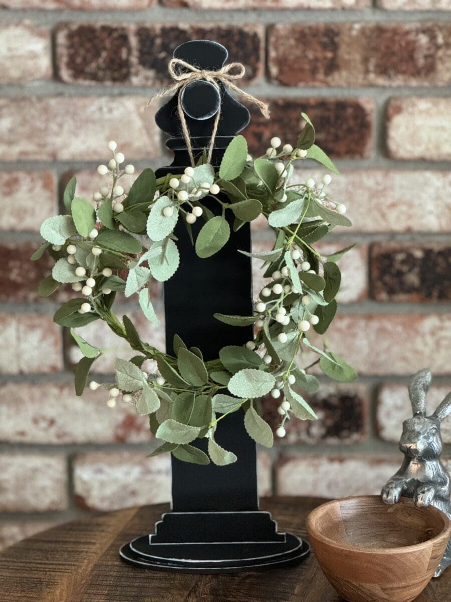 Large Post Sign and Wreath Holder - Etsy