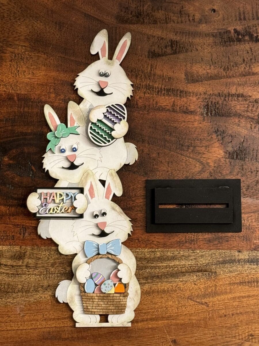 Easter Bunny Stack Shelf Sitter, Tiered Tray Decor, Gift, DIY, Easter ...