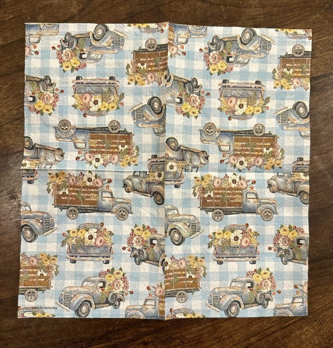 Spring Napkin Bundle 2, Floral Napkins, Farmhouse and Barnwood Napkins ...