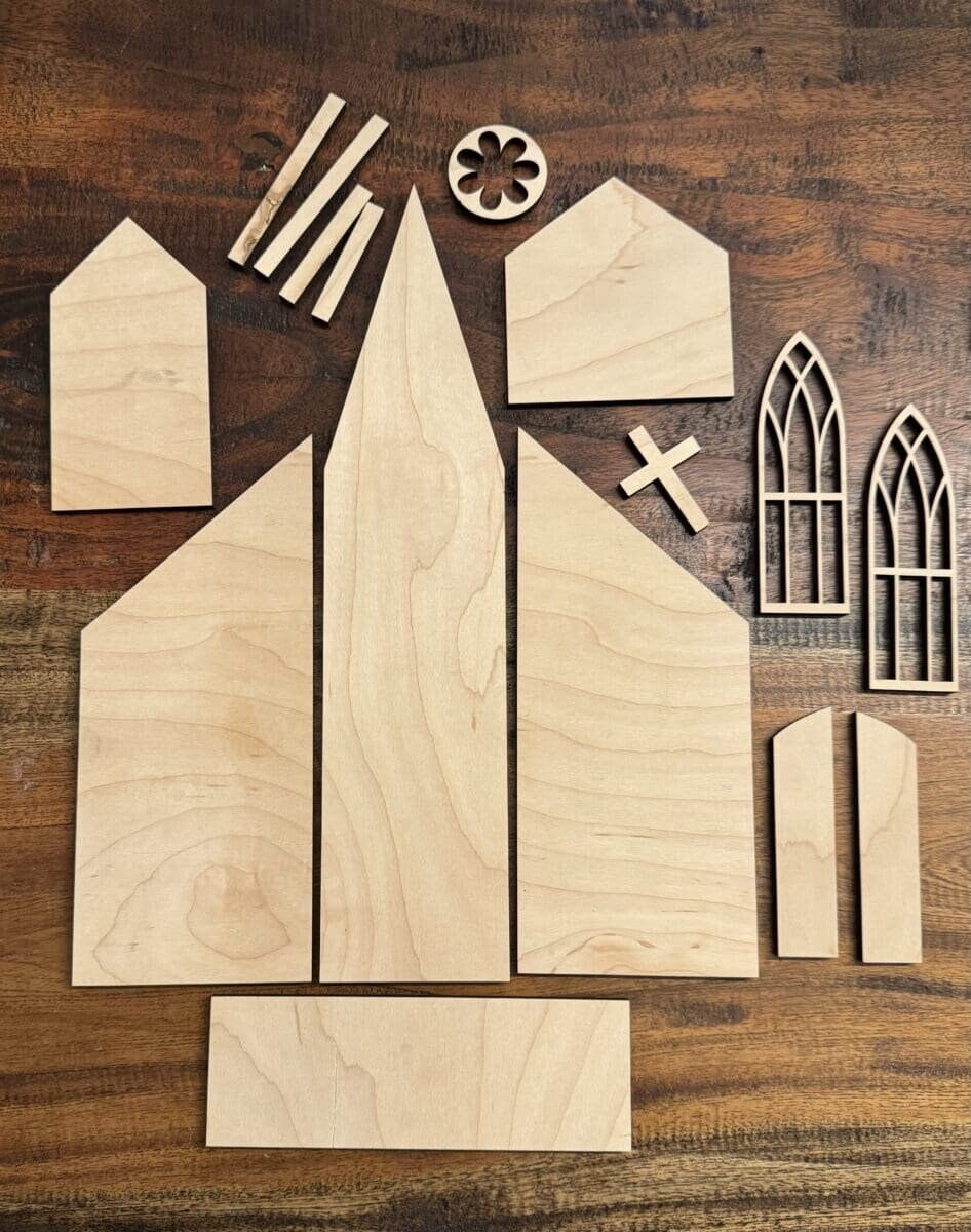 Easter Church Shelf Sitter Decoration, Easter Decor, Easter Decoration ...