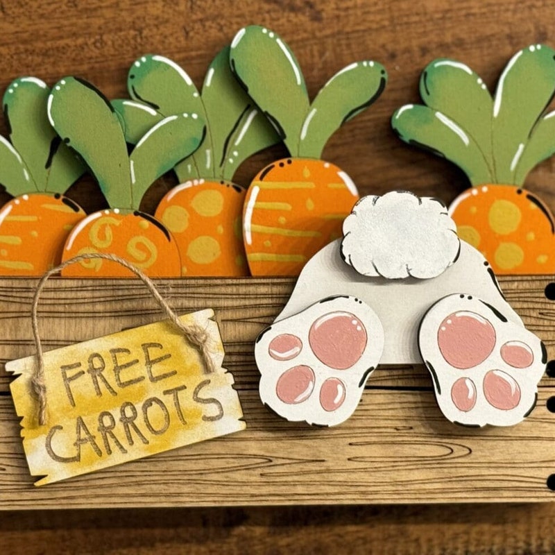 Bunny Carrot - Etsy