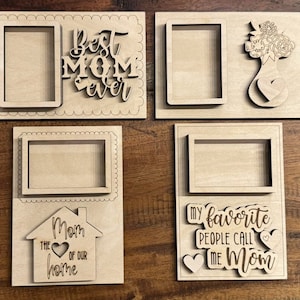 Mother's Day Picture Frames Craft Kit - Mothers Day Gift - Etsy