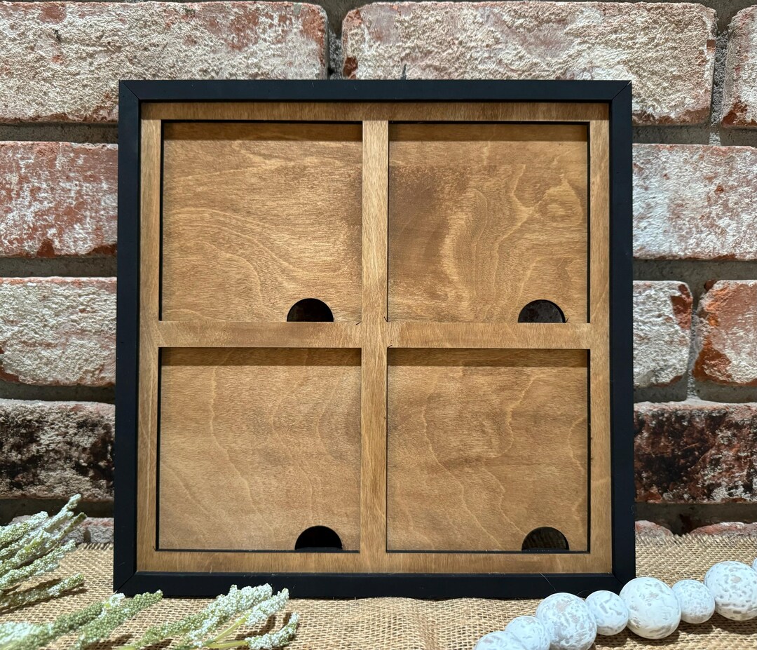 Interchangeable 4 Square Leaning Frame, Decoration, Decor, Holiday ...
