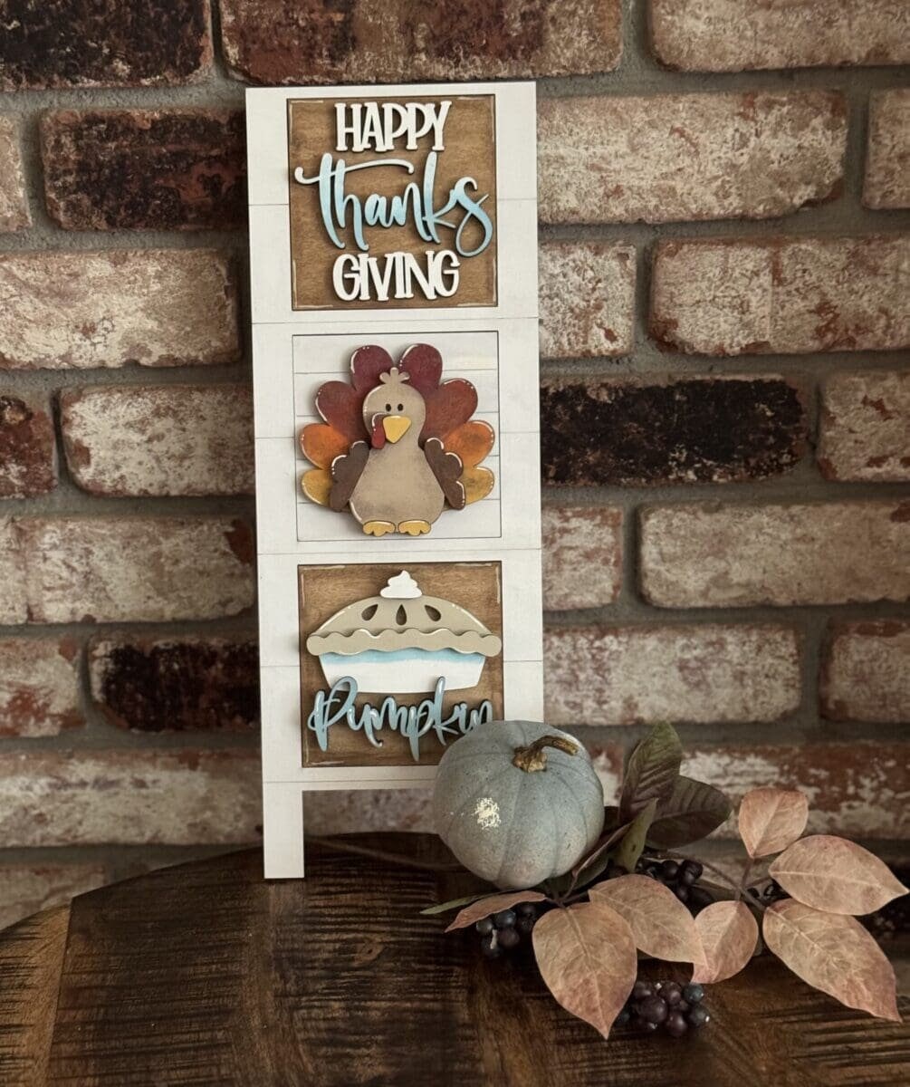 Interchangeable 3 Square Leaning Ladder, Decoration, Decor, Holiday ...