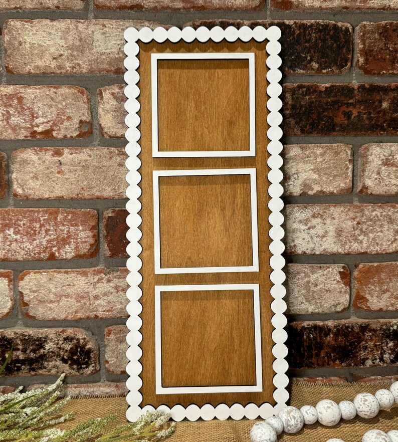 Interchangeable 3 Square Leaning Frame, Decoration, Decor, Holiday ...
