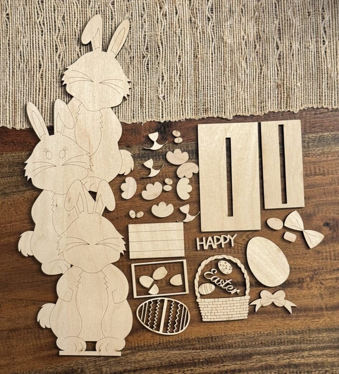 Easter Bunny Stack Shelf Sitter, Tiered Tray Decor, Gift, DIY, Easter ...