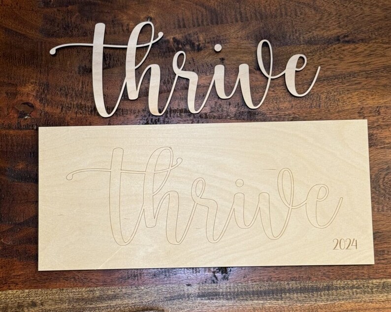 One Little Word Sign, Word of the Year, Any Word Sign, Personalized ...