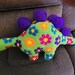 Stegosaurus, Crochet Dinosaur, Puff Handmade Using African Flower Motif ...