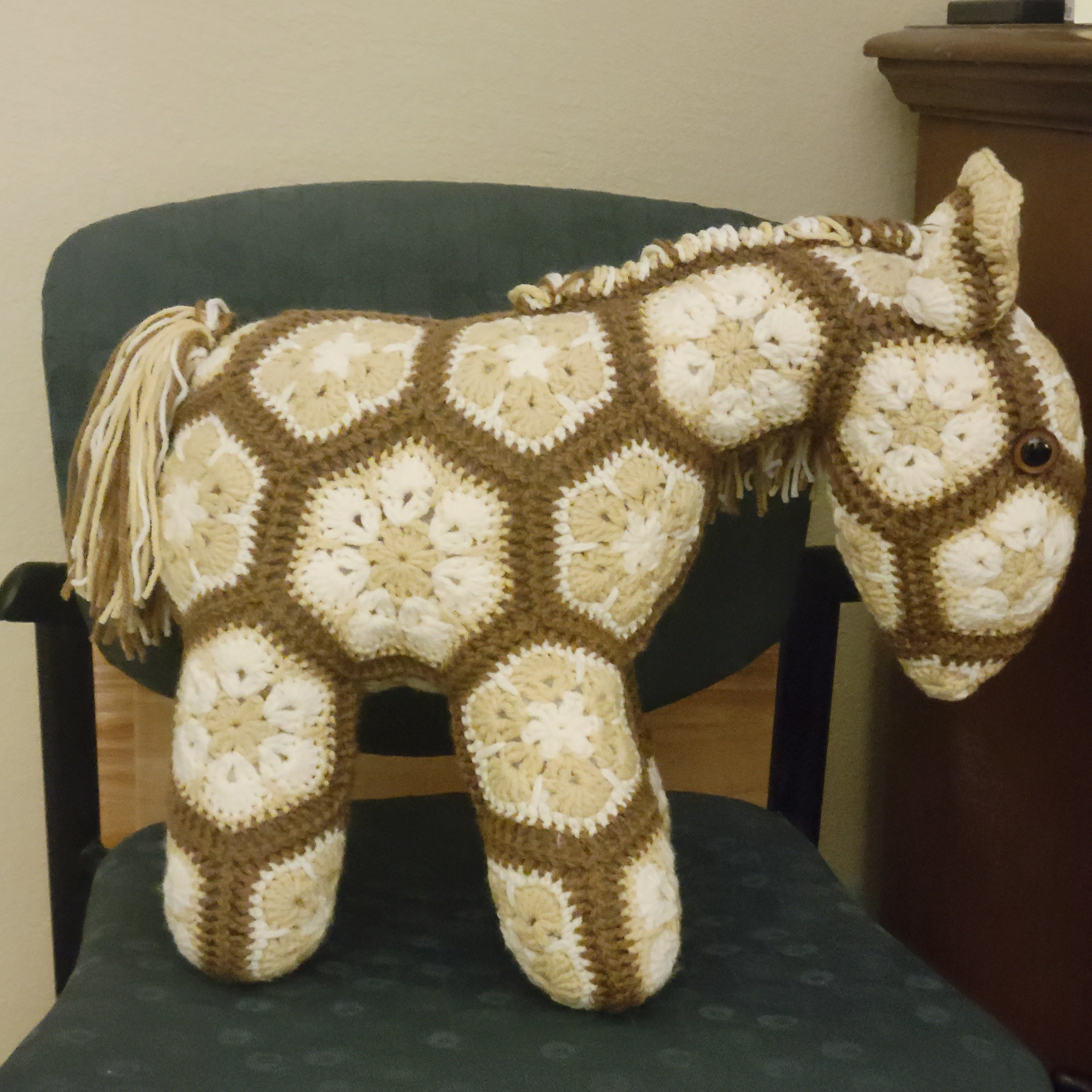 Horse or Pony Crochet Stuffed Animal. Fatty Lumpkin is a Unique Gift ...