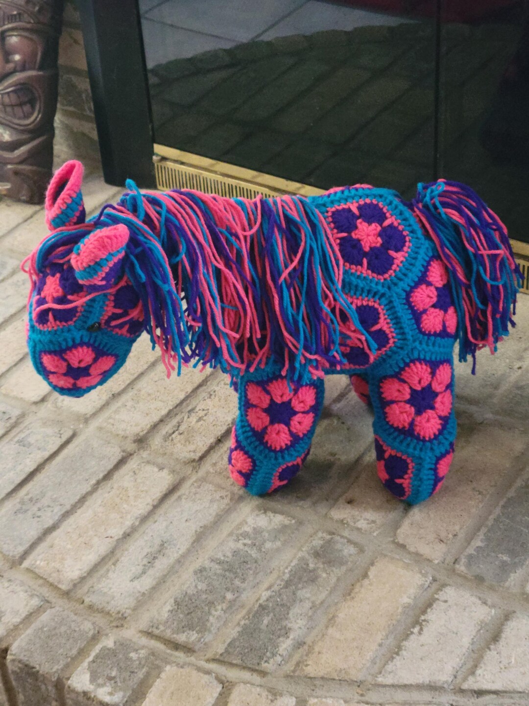 Horse or Pony Crochet Stuffed Animal. Fatty Lumpkin is a Unique Gift ...