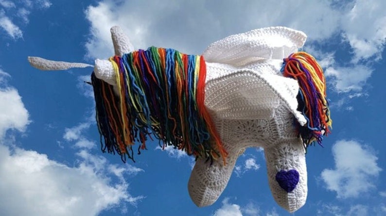 Unicorn. Mythical Horse, Pegasus, Alicorn - Crochet Handmade, Stuffed ...